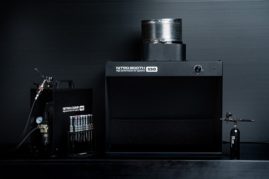 PROFIX NITRO-BOOTH ニトロブース 卓上塗装ブース 450/550 – RAYWOOD