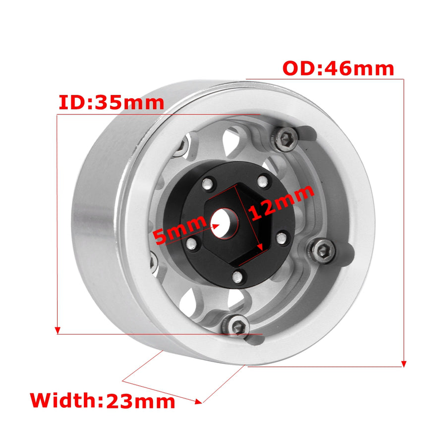 【問屋ワールド】クローラーRC用1.55インチアルミ製ビードロックホイール・タイヤセット(CR17510) – RAYWOOD