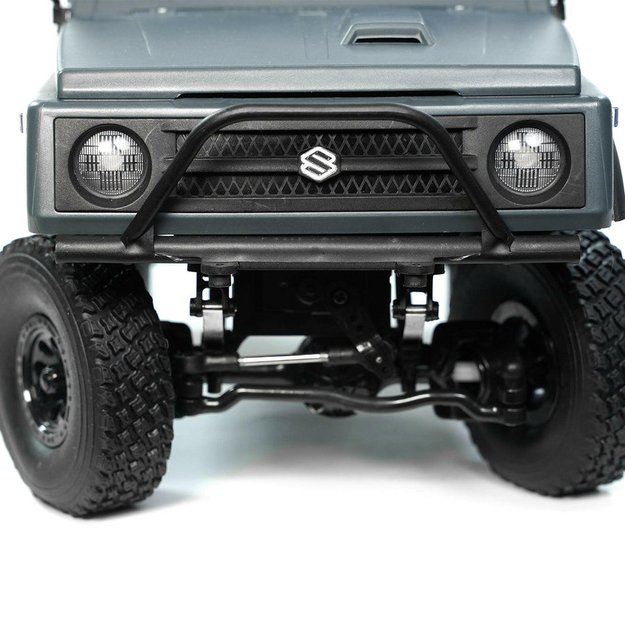 WPL JAPAN C74，C74-1 スズキジムニーJA11専用カスタムバンパーAタイプ（オーバーフェンダー対応ウィンチタイプ）前後セット ...